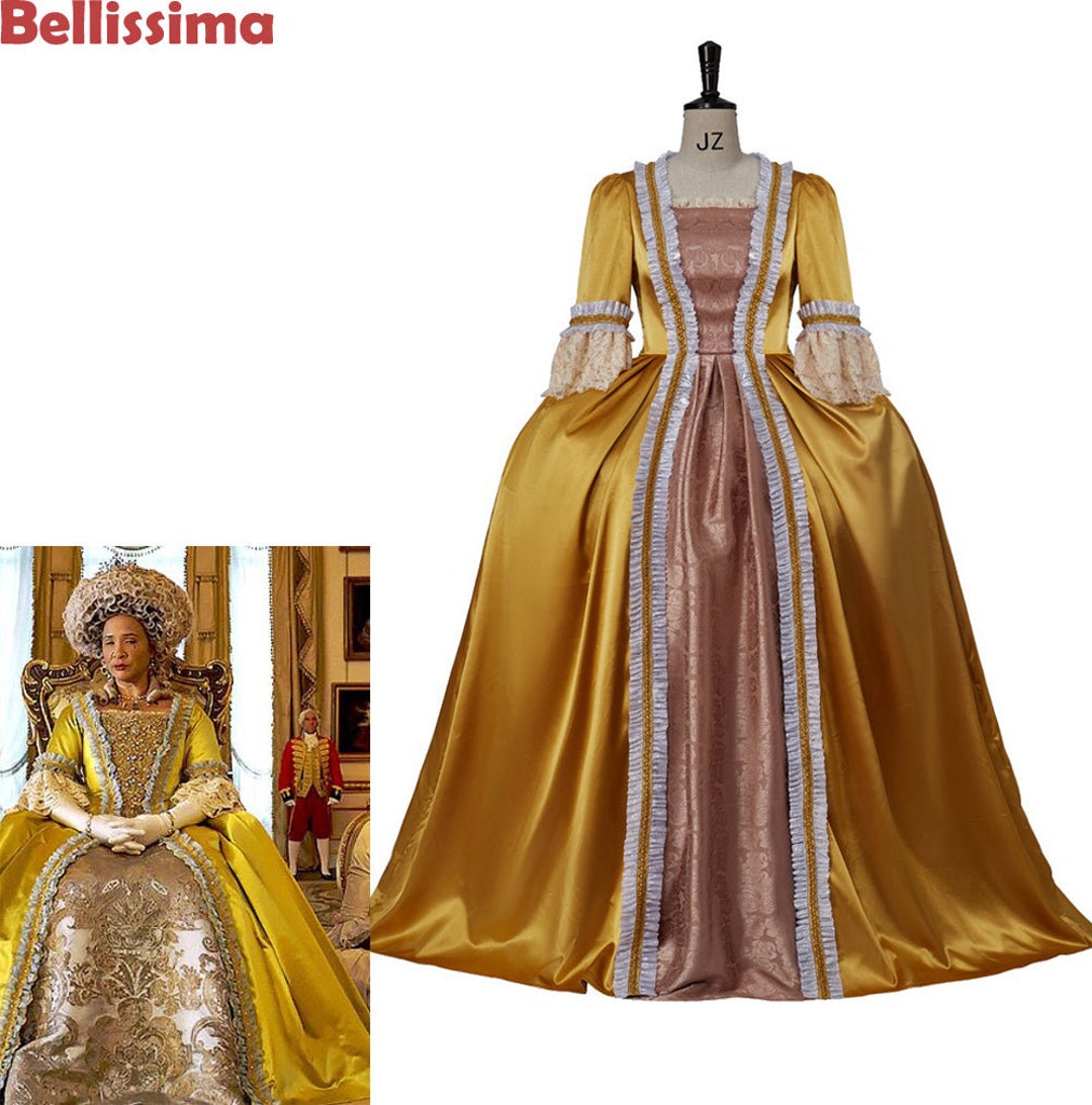 Queen Charlotte Bridgerton Dress Cosplay Costume Victorian - Etsy