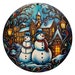 Adorable Snow Buddies Christmas Ornaments One-sided Ceramic - Etsy