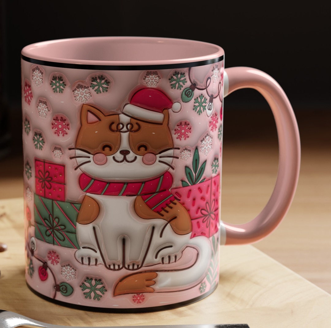 Christmas Mug11, or 15ozis Decorated With Holiday Designs. Due to a ...