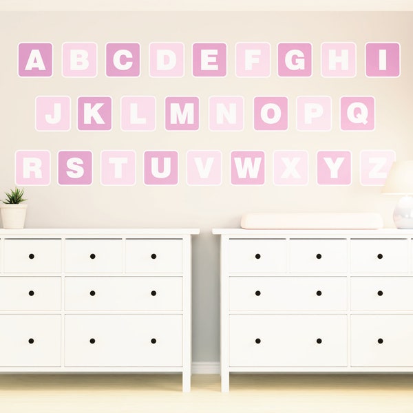 Number Blocks Wall Decal - Etsy
