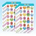 Back to School Kids Toddlers Colorful Fun Shapes Sticker Sheet - Etsy