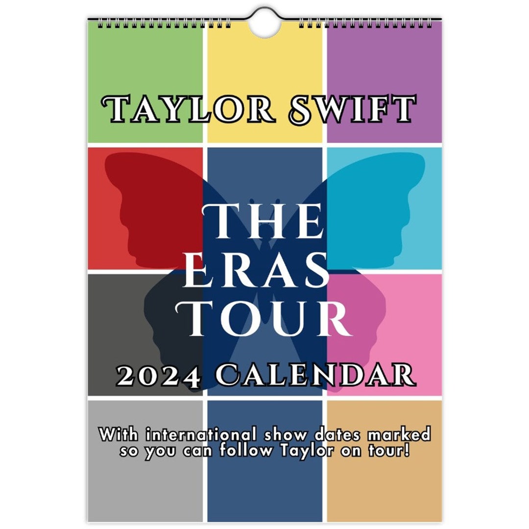 Taylor Swift Eras Tour 2024 Calendar - Etsy