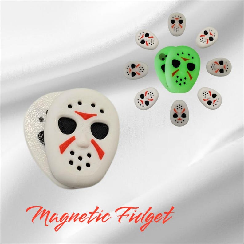 Horror Mask Fidget Slider 3D Printed Magnetic Sensory Fidget - Etsy