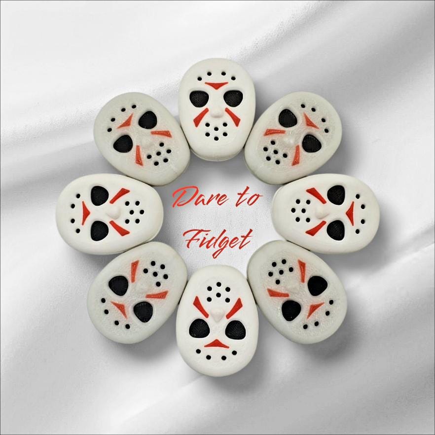 Horror Mask Fidget Slider 3D Printed Magnetic Sensory Fidget - Etsy