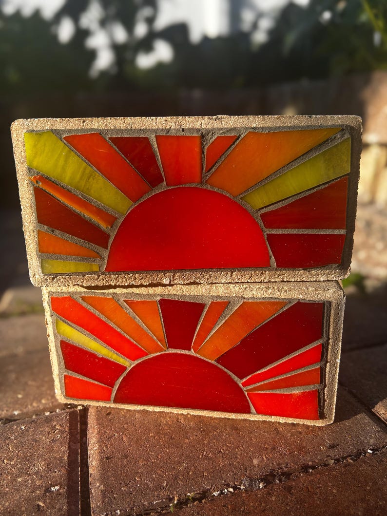 Sun Brick Garden Paver - Etsy