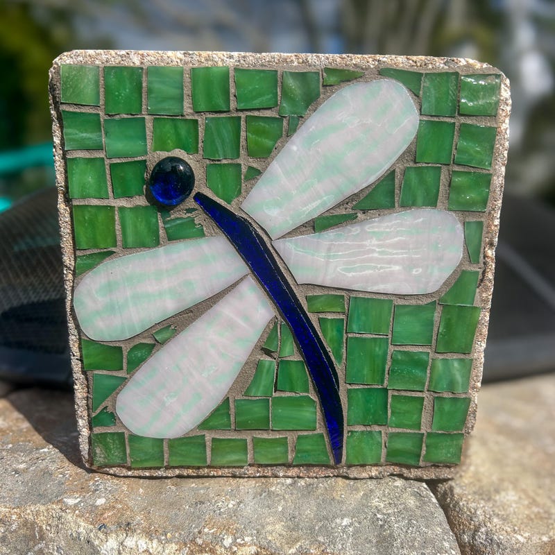 Dragonfly Stepping Stone - Etsy
