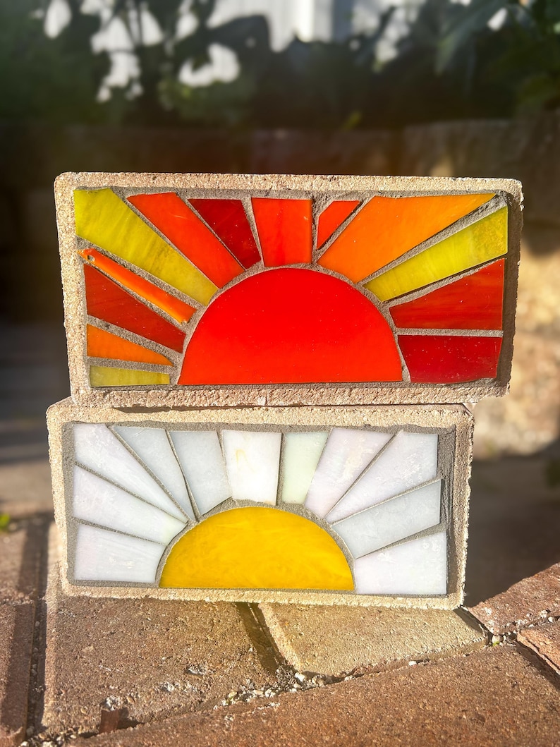 Sun Brick Garden Paver - Etsy