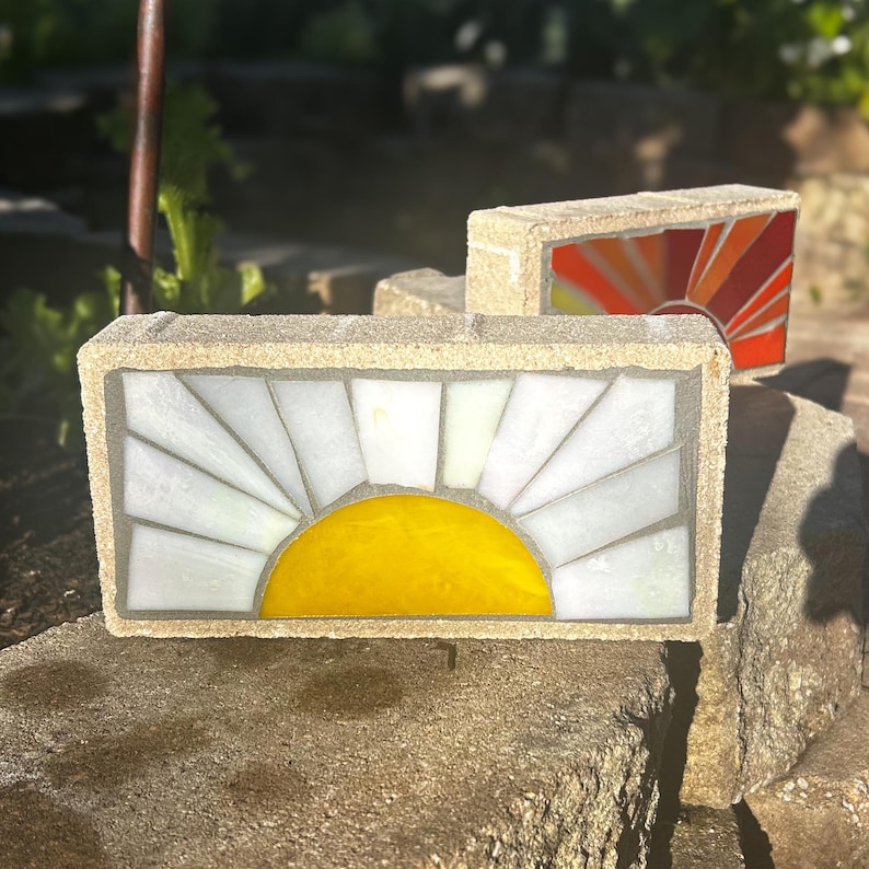 Sun Brick Garden Paver - Etsy