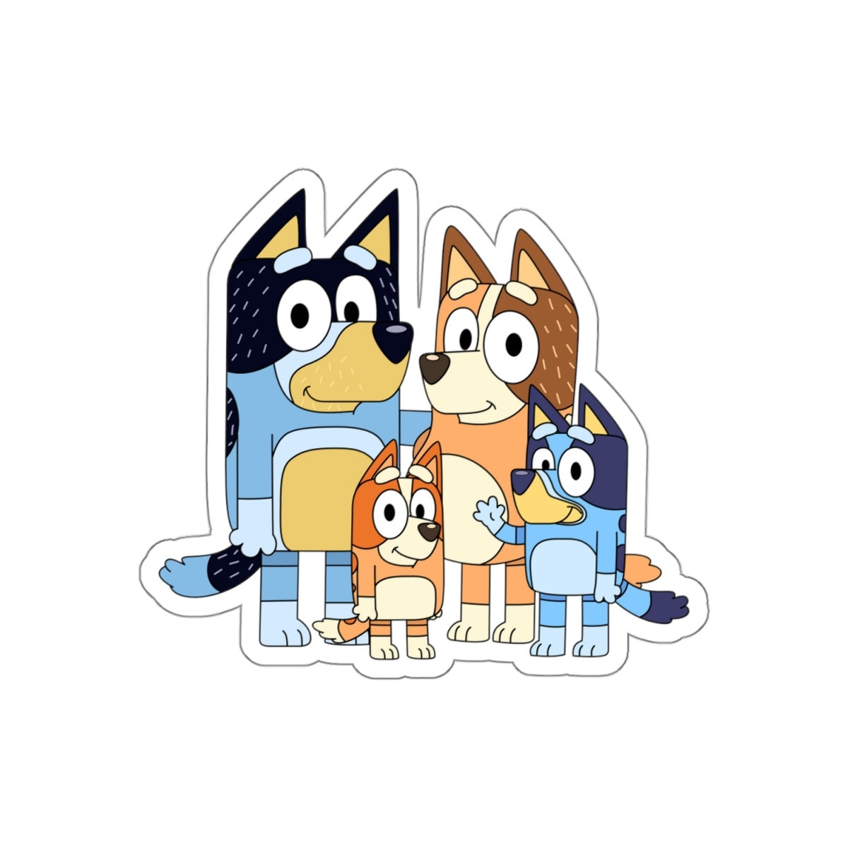 Bluey and Bingo Family Stickers Decorate and Play With the Adorable ...