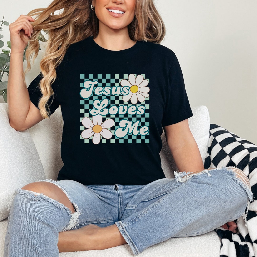 Jesus Love Me Shirt Christian Clothing Catholic T-shirt Faith Based ...