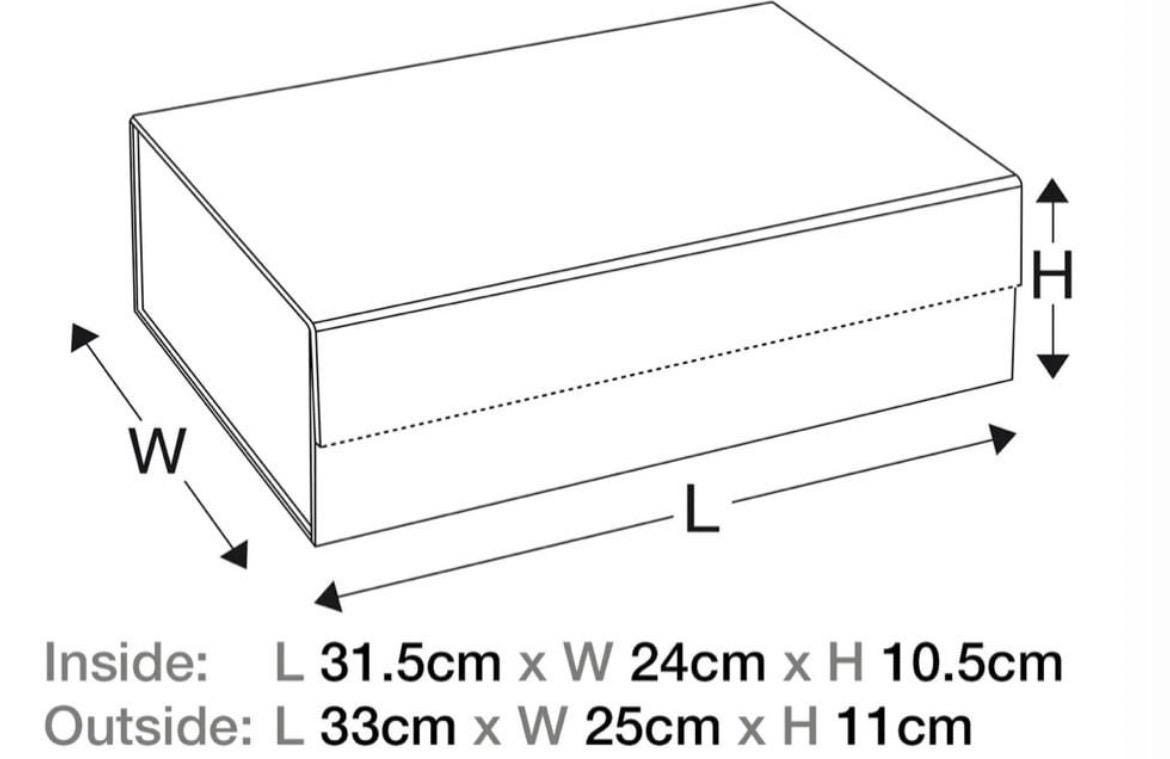 Personalised Christmas Gift Box + Optional Decorative Side Panels - Etsy UK