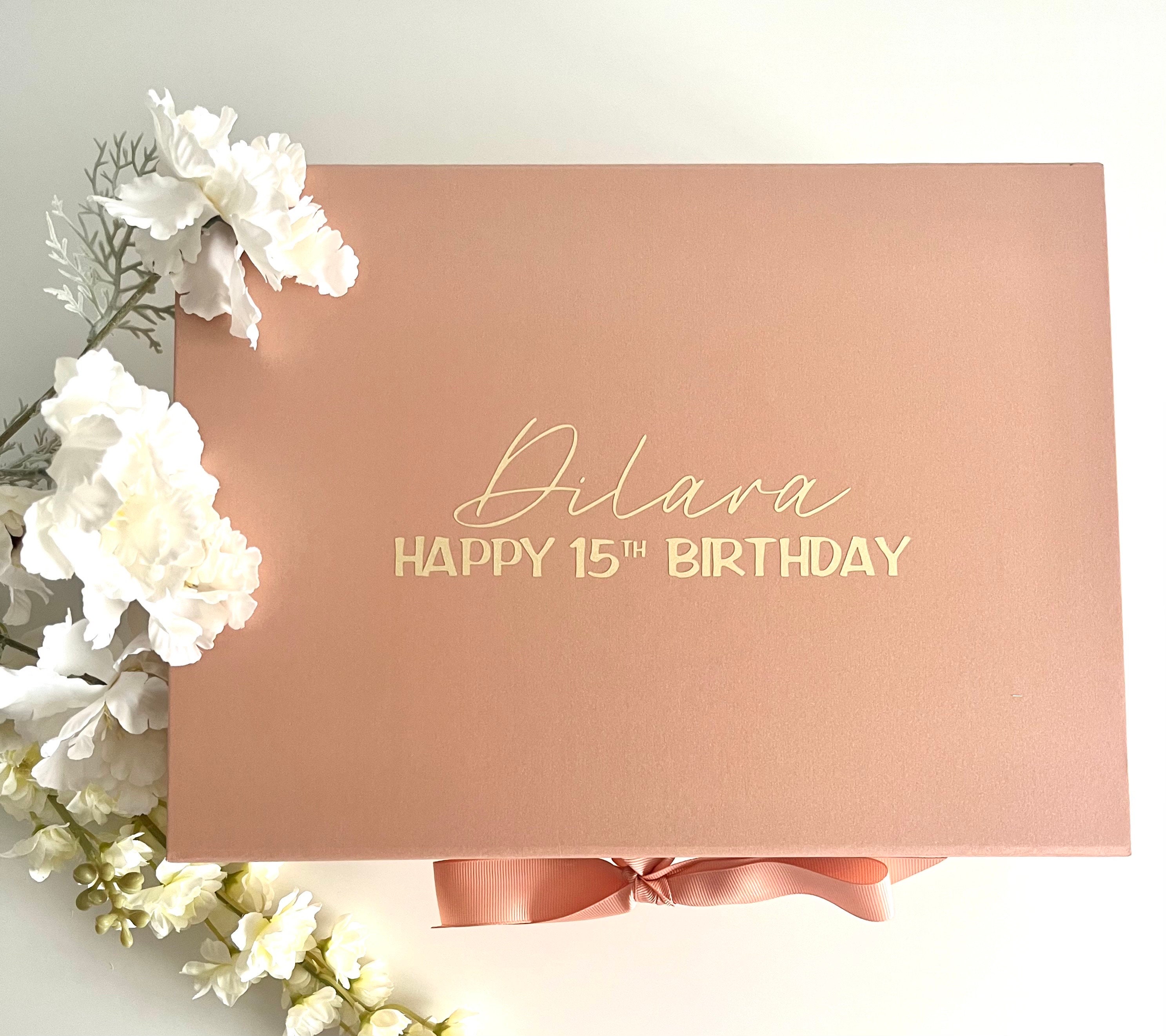 Custom Birthday Gift Box - Etsy UK