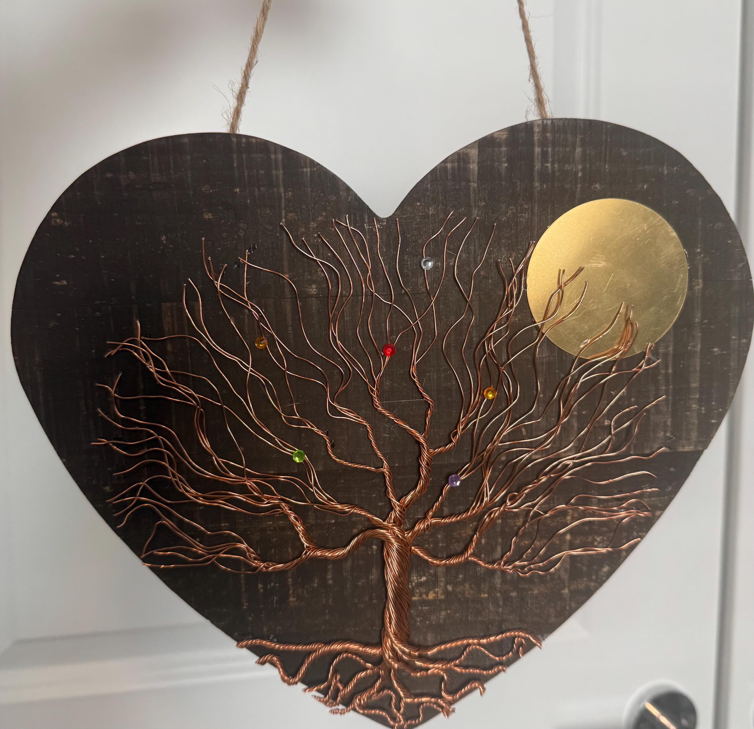 Wire Family Tree With Birthstone Rhinestones - Etsy