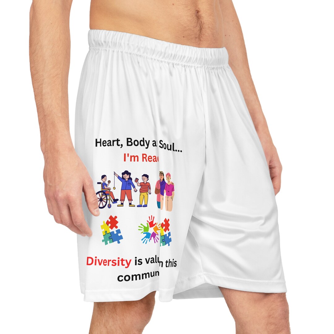 Diversity and Inclusion Basketball Shorts AOP - Etsy