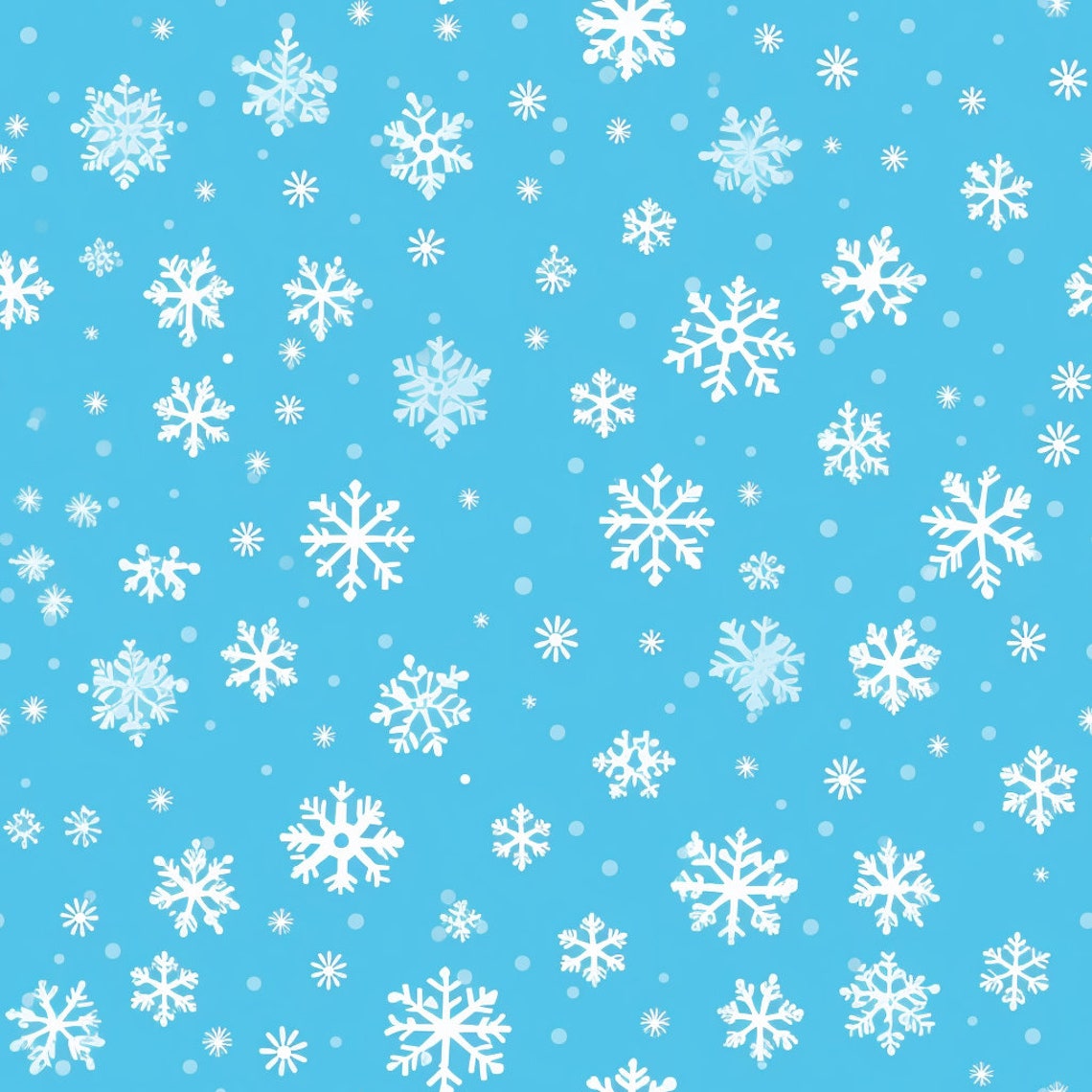 Light Blue Christmas Themed Design for Wrapping Paper and Other Winter ...