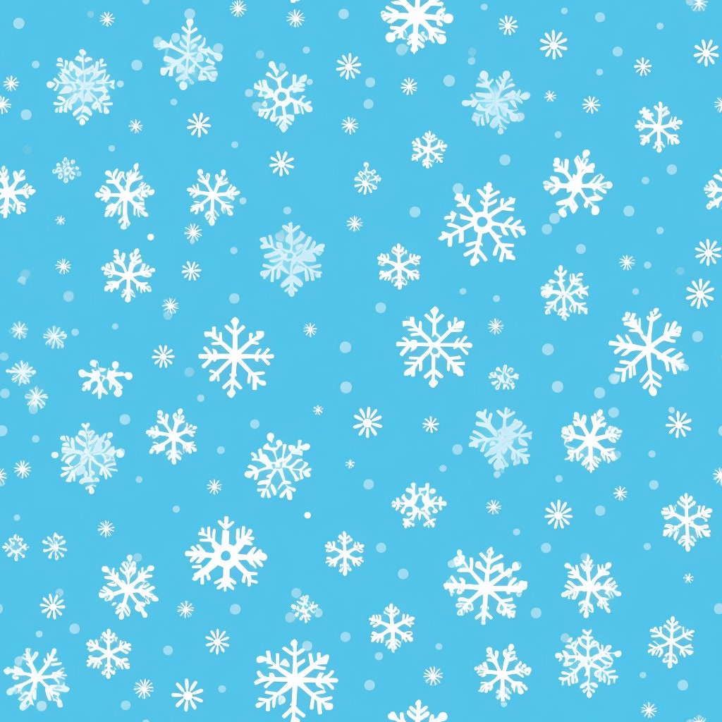 Light Blue Christmas Themed Design for Wrapping Paper and Other Winter ...