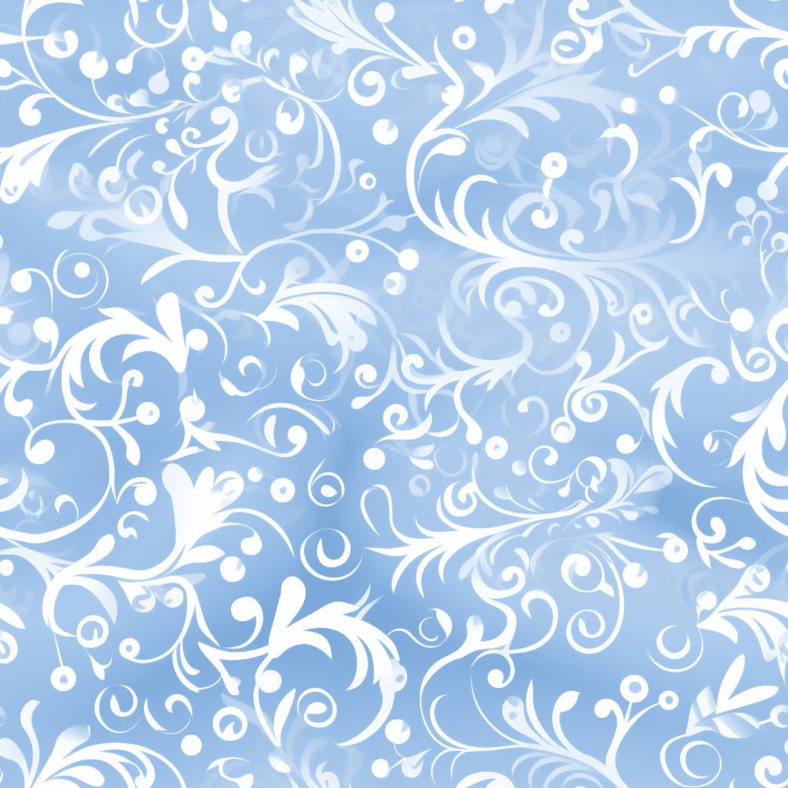 Light Blue Christmas Themed Design for Wrapping Paper and Other Winter ...