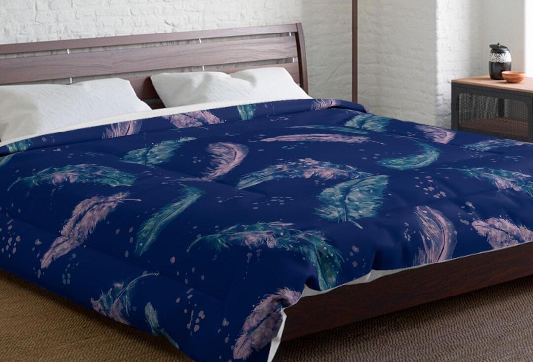 Feathers Dreamy Bohemian Comforter - Cozy Bedding for Nature Lovers ...