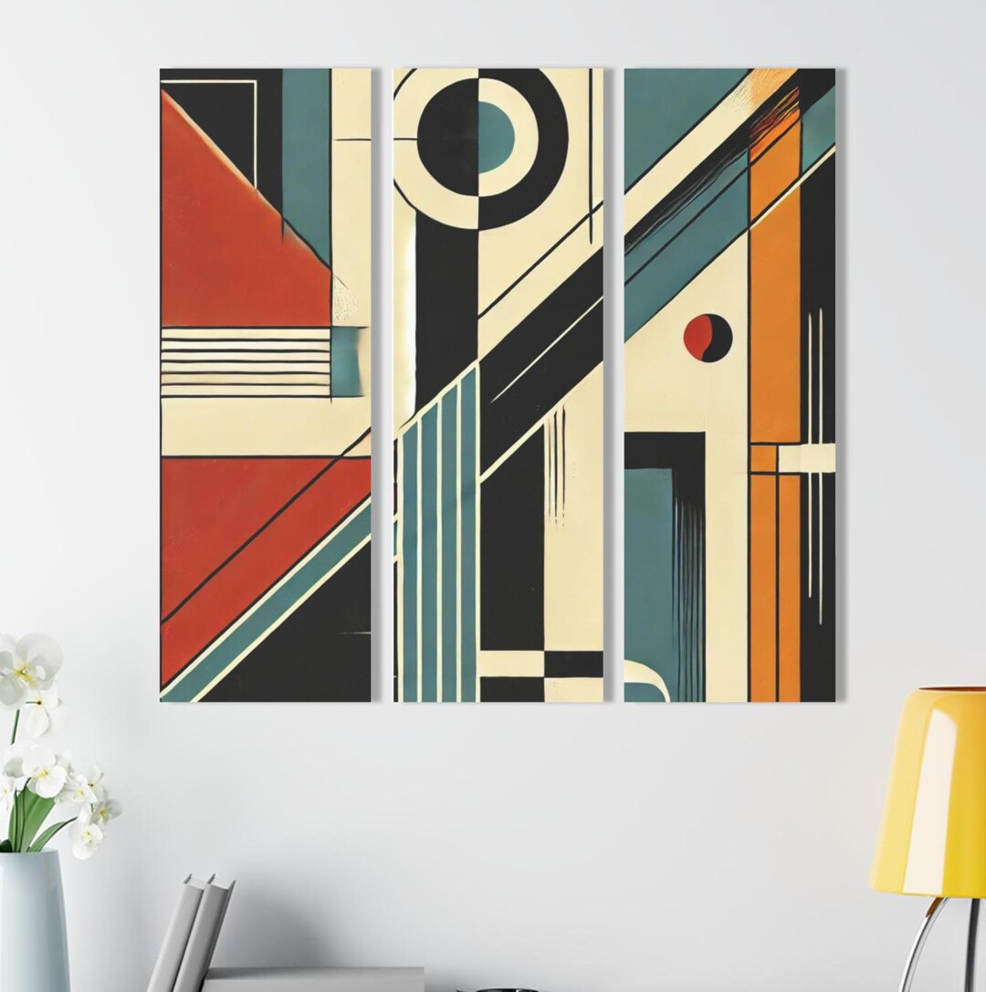 3 Panel Wall Art, Triptych Wall Art, Modern Abstract Acrylic Prints ...