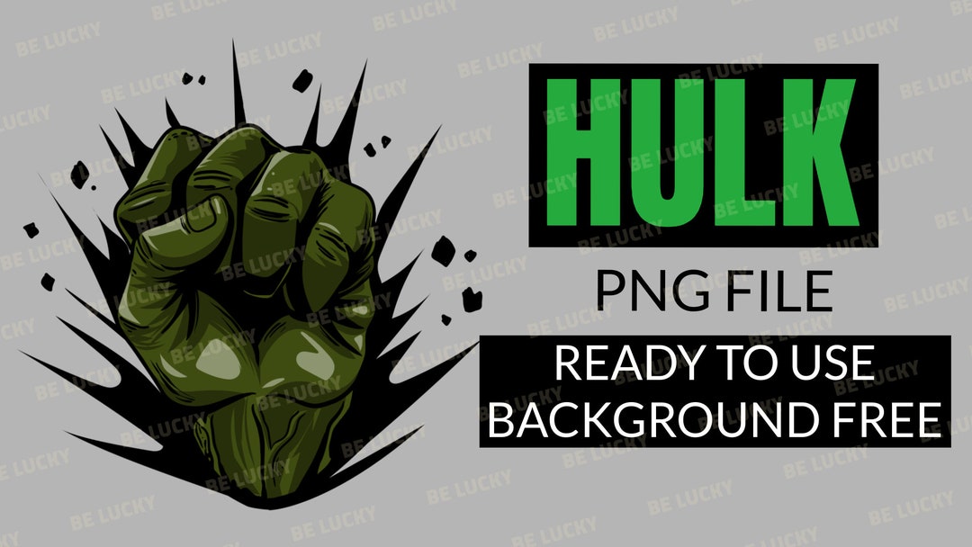 Marvel HULK Fist Smash PNG for Superhero Kids Svg Sublimation - Etsy