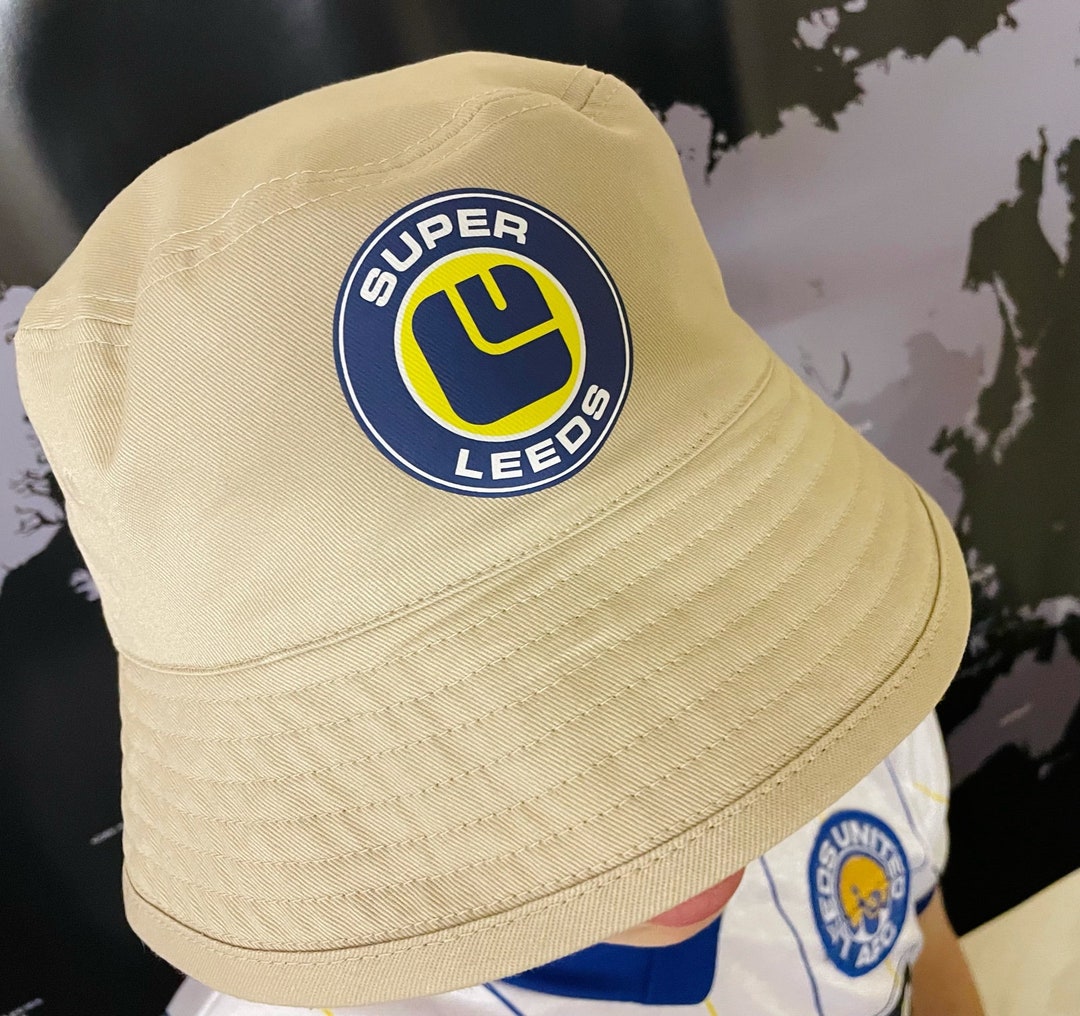 Retro SUPER LEEDS United Smiley Badge Bucket Hat Sun Hat Gift - Etsy