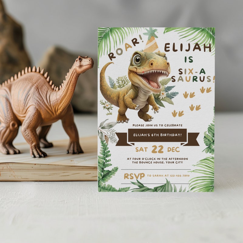 Six a Saurus - Etsy