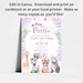 Time Two Party 2nd Birthday Invitation, Editable Boys Second Birthday ...