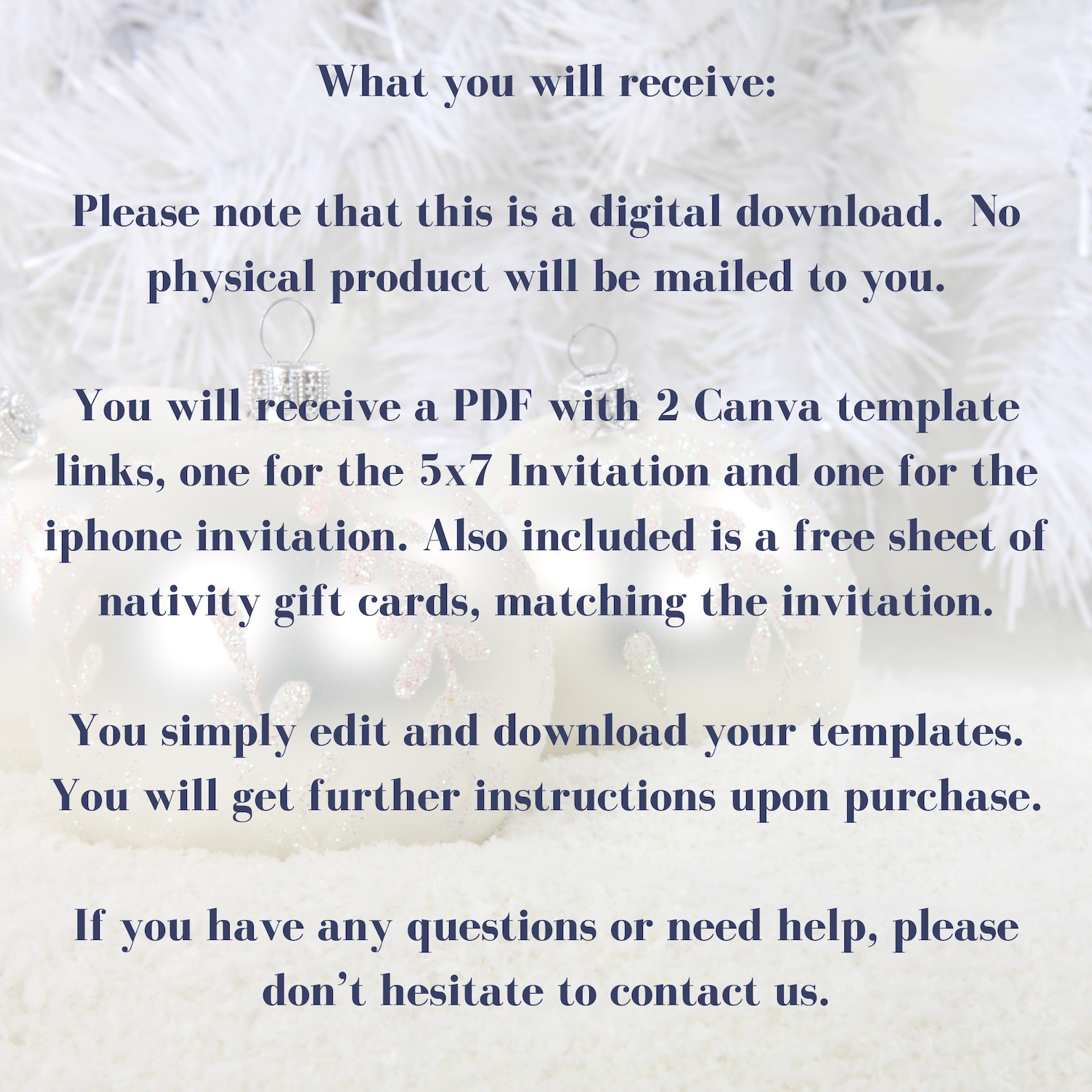 Editable Nativity Christmas Party Invitation, Religious Oh Come Let Us Adore Him Invite, Church ...