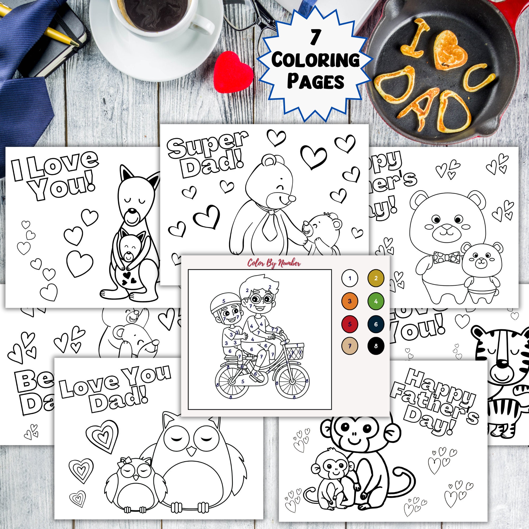 Father's Day Games Bundle, Word Search, Fathers Day Gift From Kids, I ...