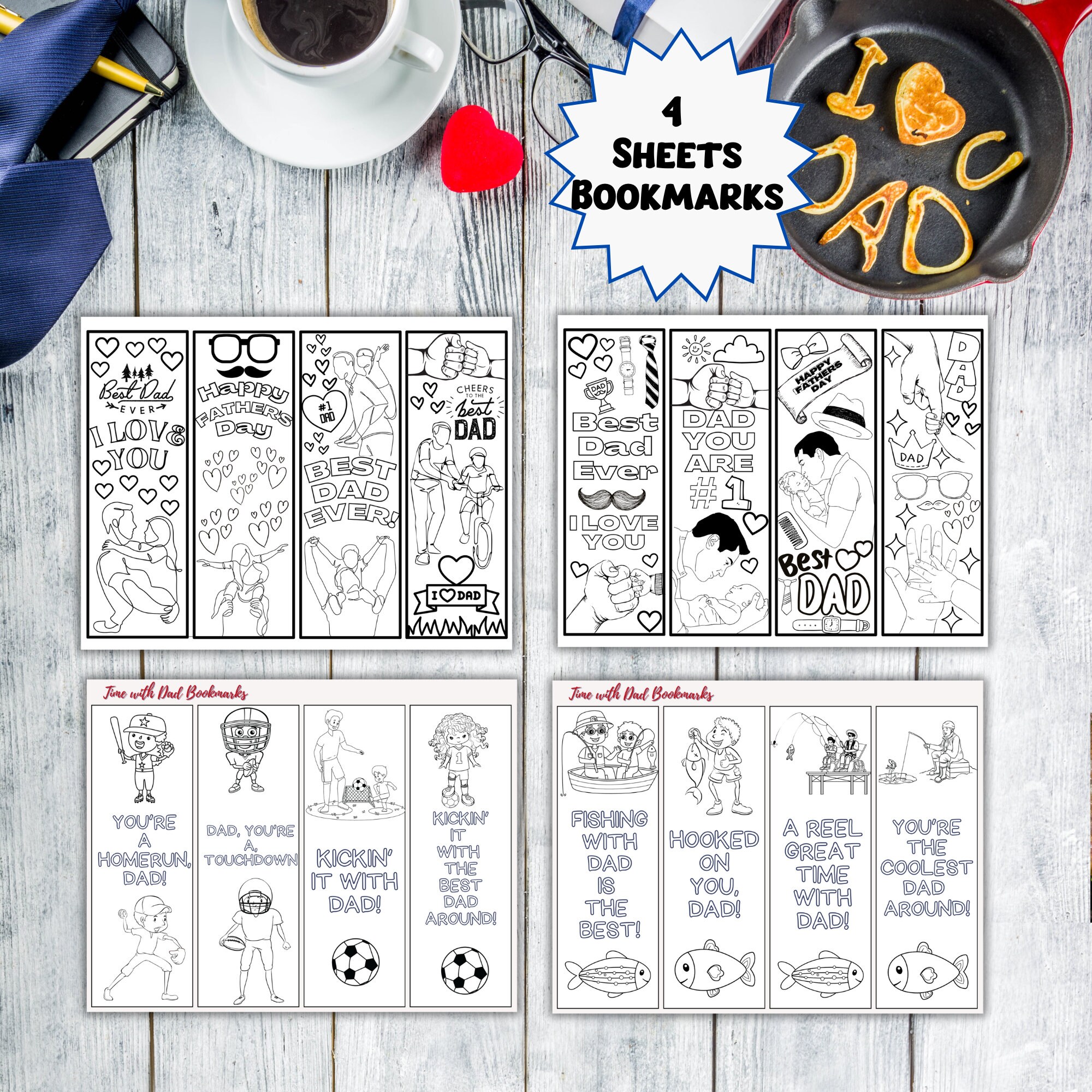 Father's Day Games Bundle, Word Search, Fathers Day Gift From Kids, I ...