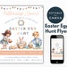 Editable Easter Egg Hunt Flyer Canva Template, Instant Download, Diy ...