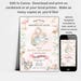 Editable Wonderland 7th Birthday Invitation, Printable Whimsical Mad ...