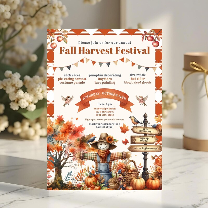 Fall Festival Signs - Etsy