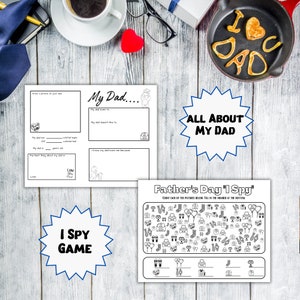 Father's Day Games Bundle, Word Search, Fathers Day Gift From Kids, I ...