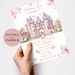 Editable Princess 2nd Birthday Invitation With Photo, Pink Castle ...