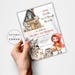 Little Red Riding Hood 2nd Birthday Invitation, Fairytale Printable ...