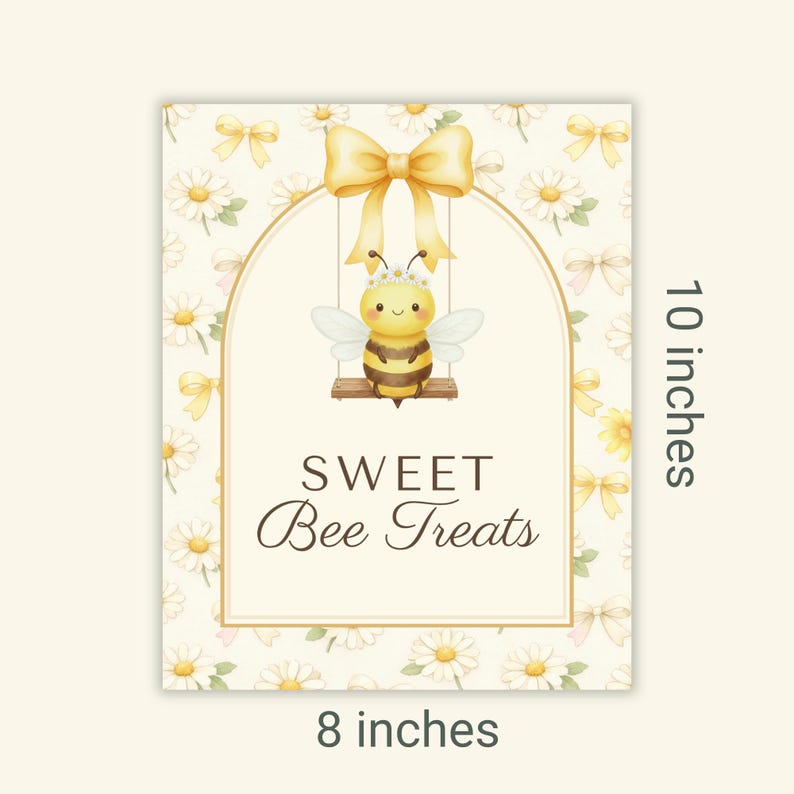 Bee Birthday Party Signs Bundle, Bumble Bee Birthday Decor, Daisy Bee ...