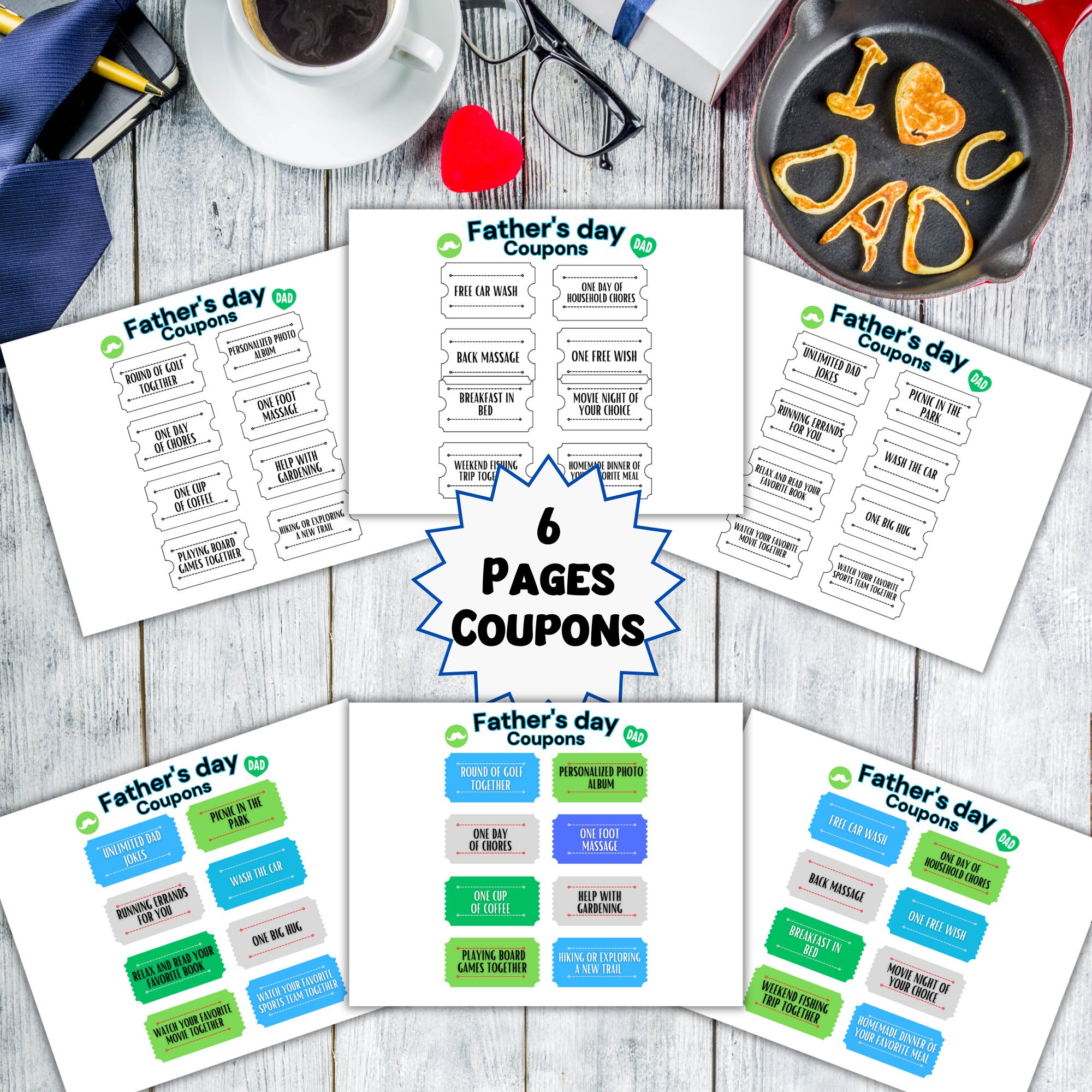 Father's Day Games Bundle, Word Search, Fathers Day Gift From Kids, I ...