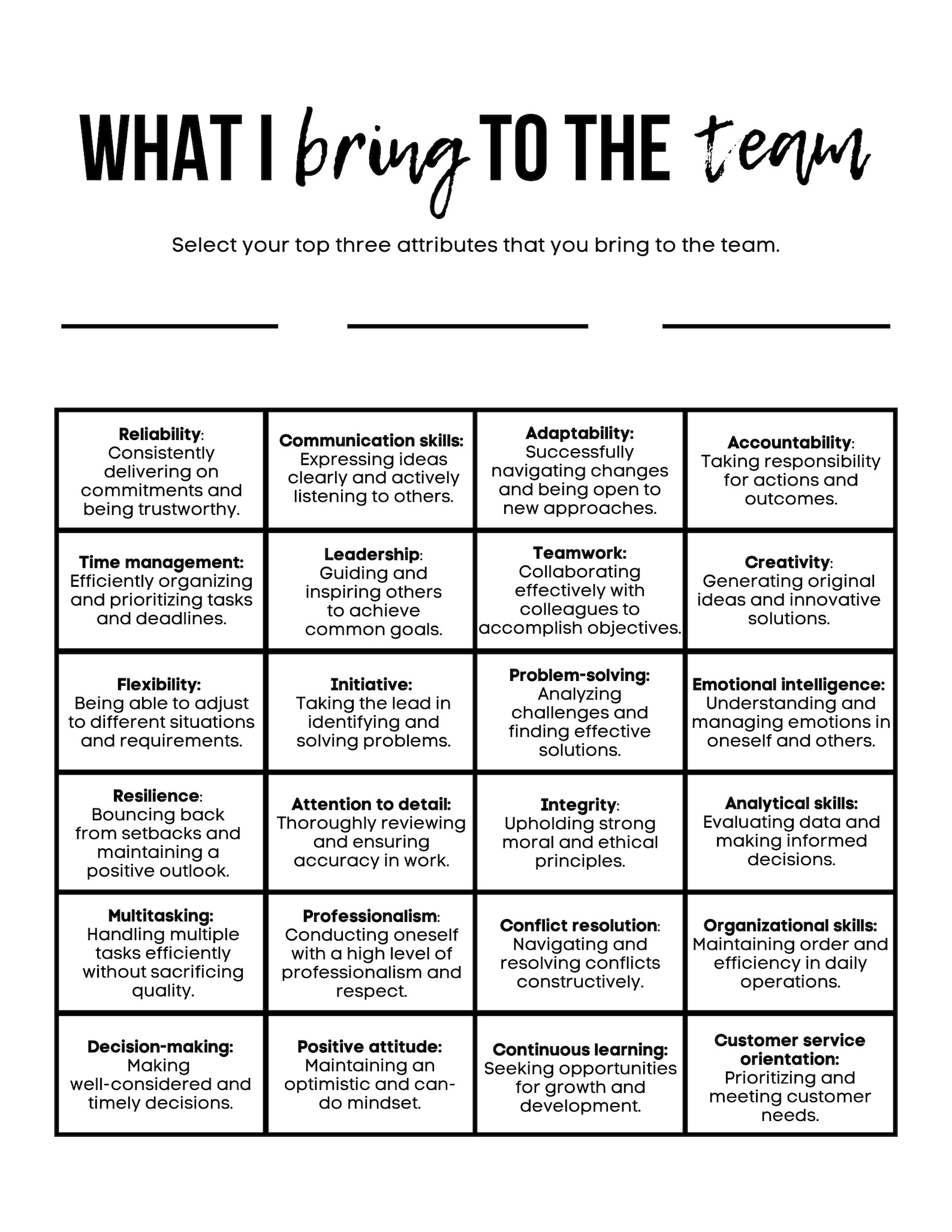 Team Building Activities | Coworker Games | Team Building Worksheet ...