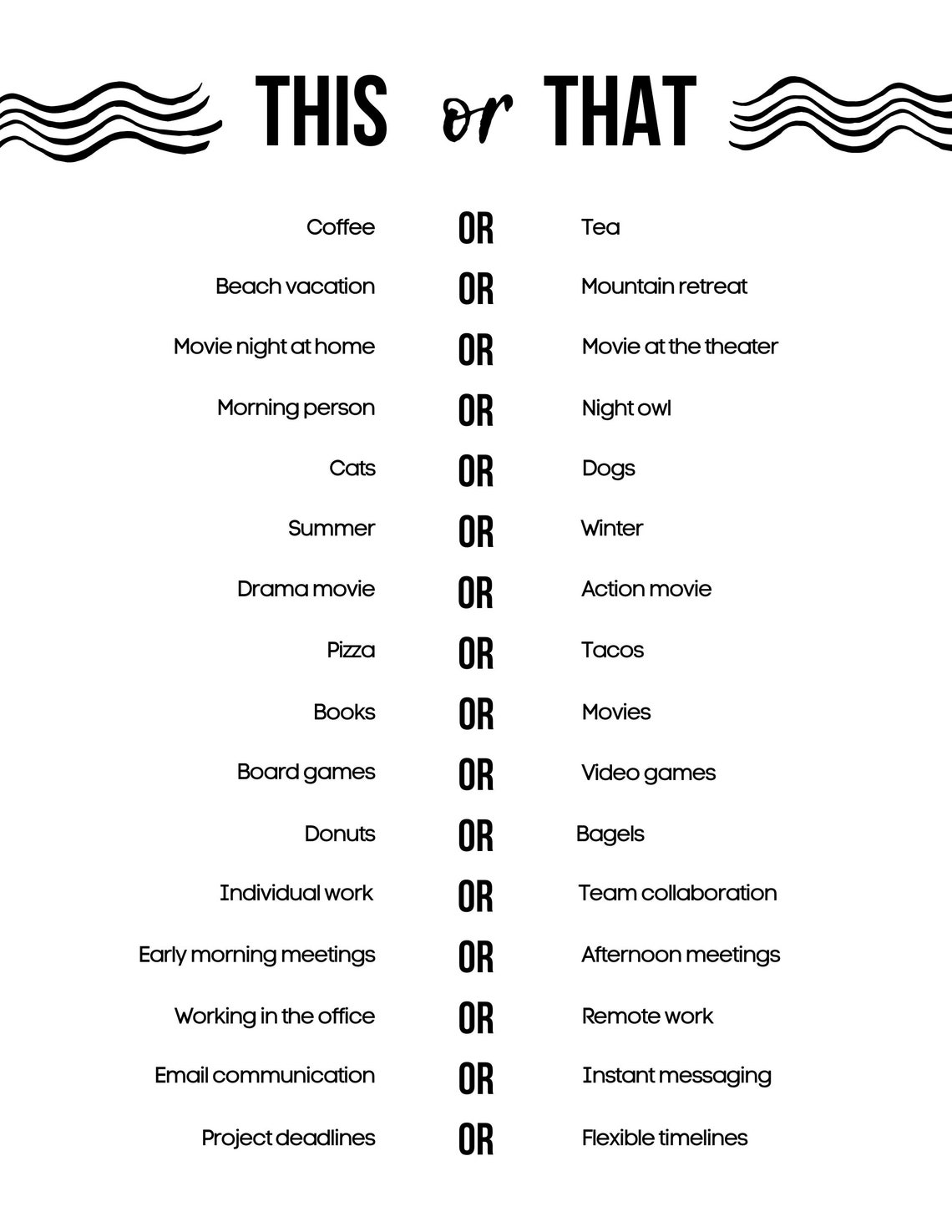 Team Building Activities | Coworker Games | Team Building Worksheet ...
