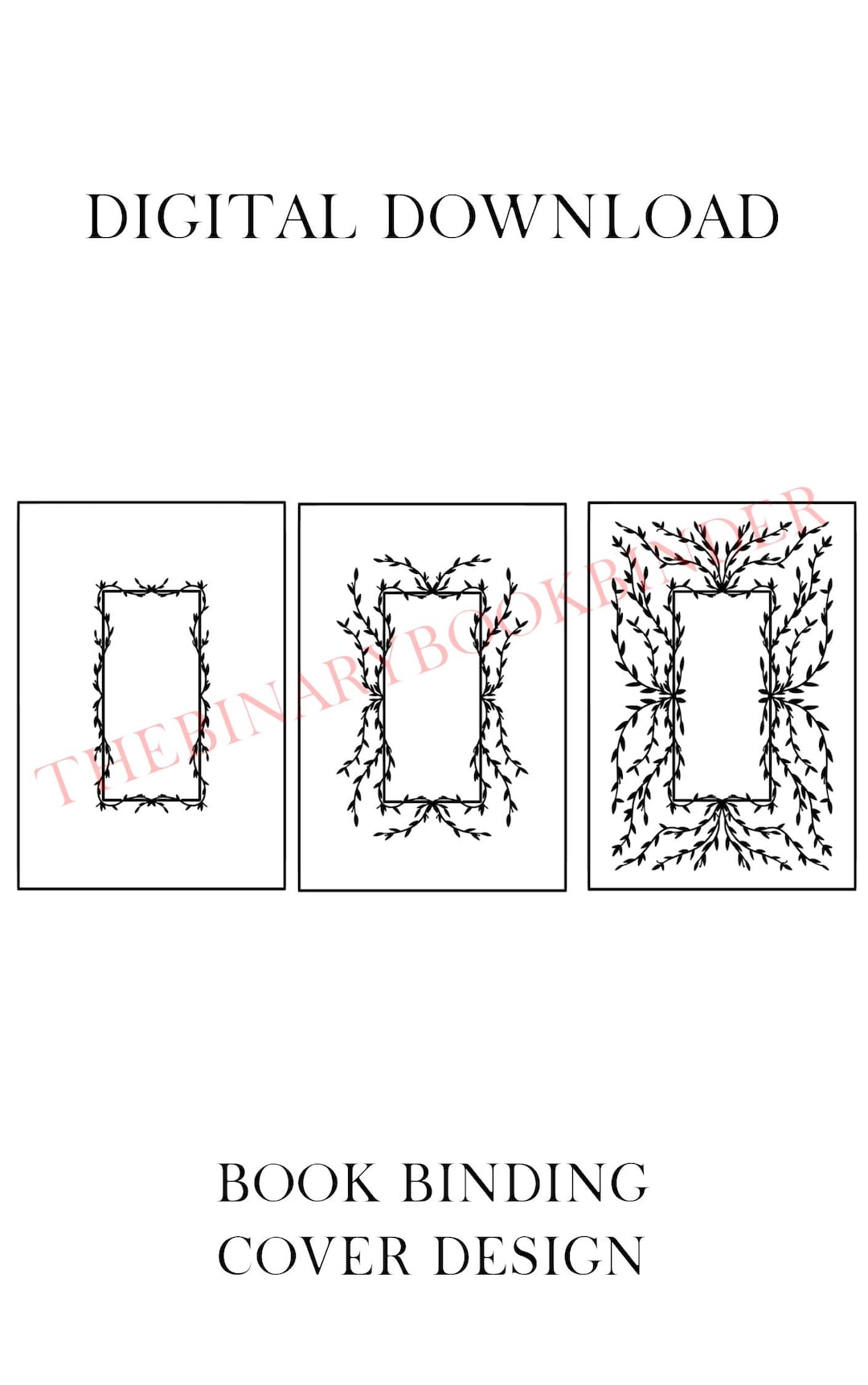 Trilogy Book Binding Cover Template | Cover Design SVG - Etsy