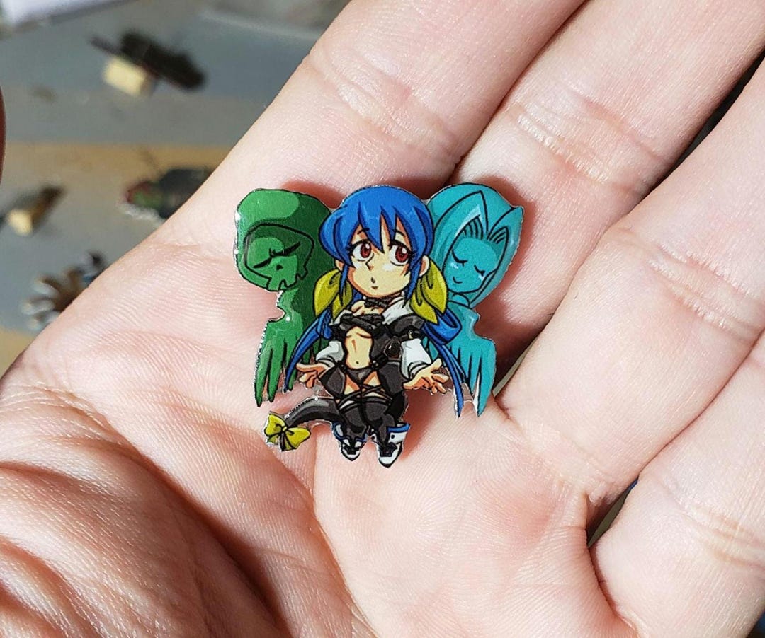 Guilty Gear – Dizzy, Inspired Accessory for Hats and Bags – Custom ...