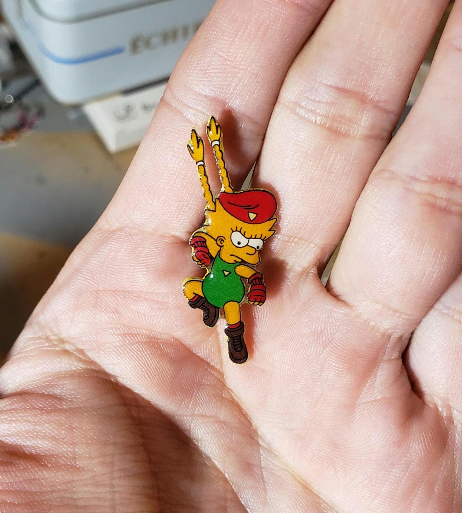 Street Fighter Pin the Simpsons, Lisa, Cammy Inspired Accessory for ...
