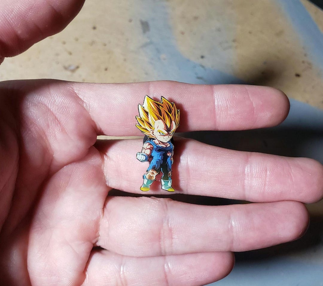 Dragon Ball Z, Majin Vegeta Pin 1.5 Inch Lightweight. - Etsy