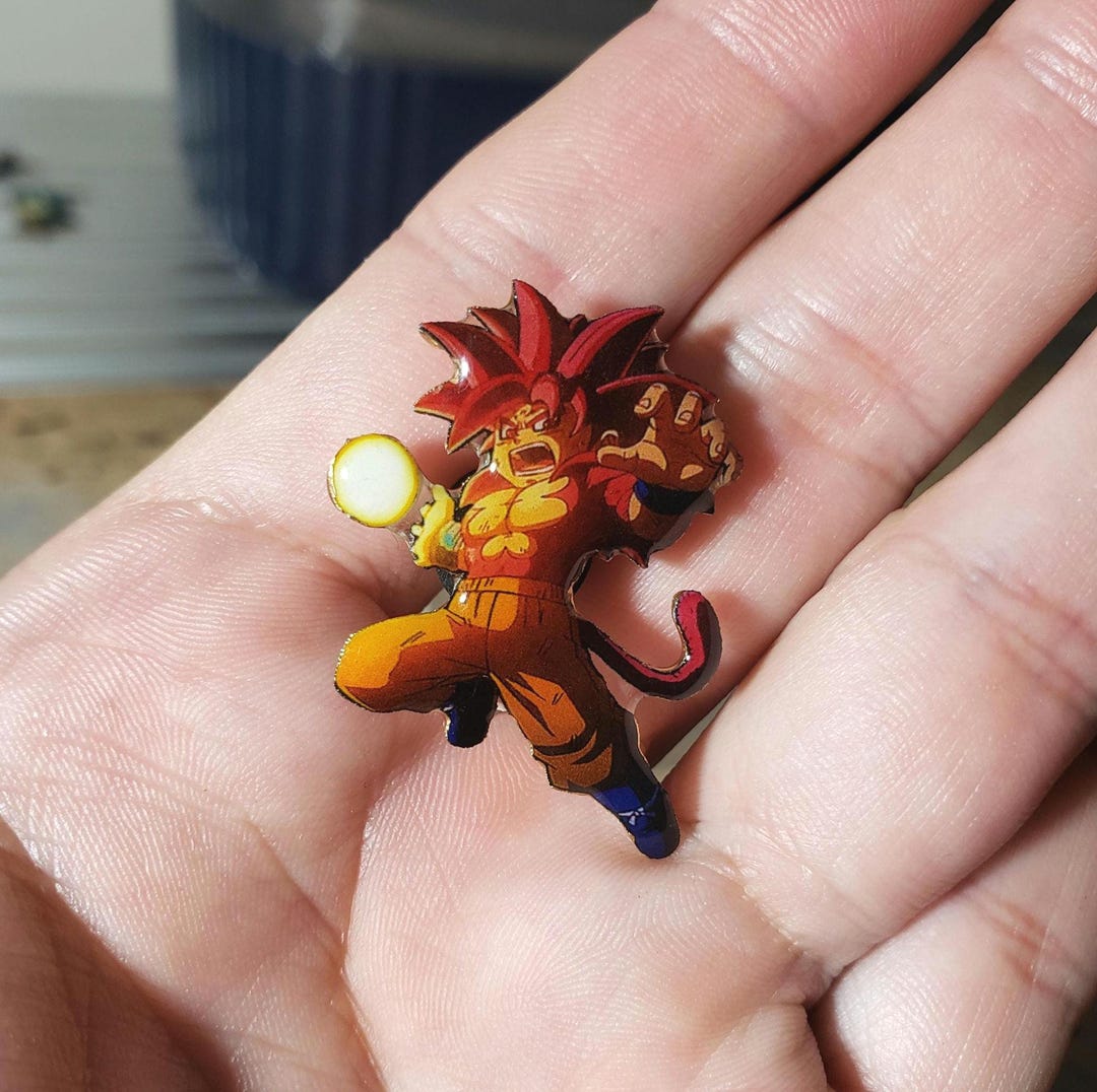 Dragon Ball Daima, Goku Super Saiyan 4, Pin - Etsy