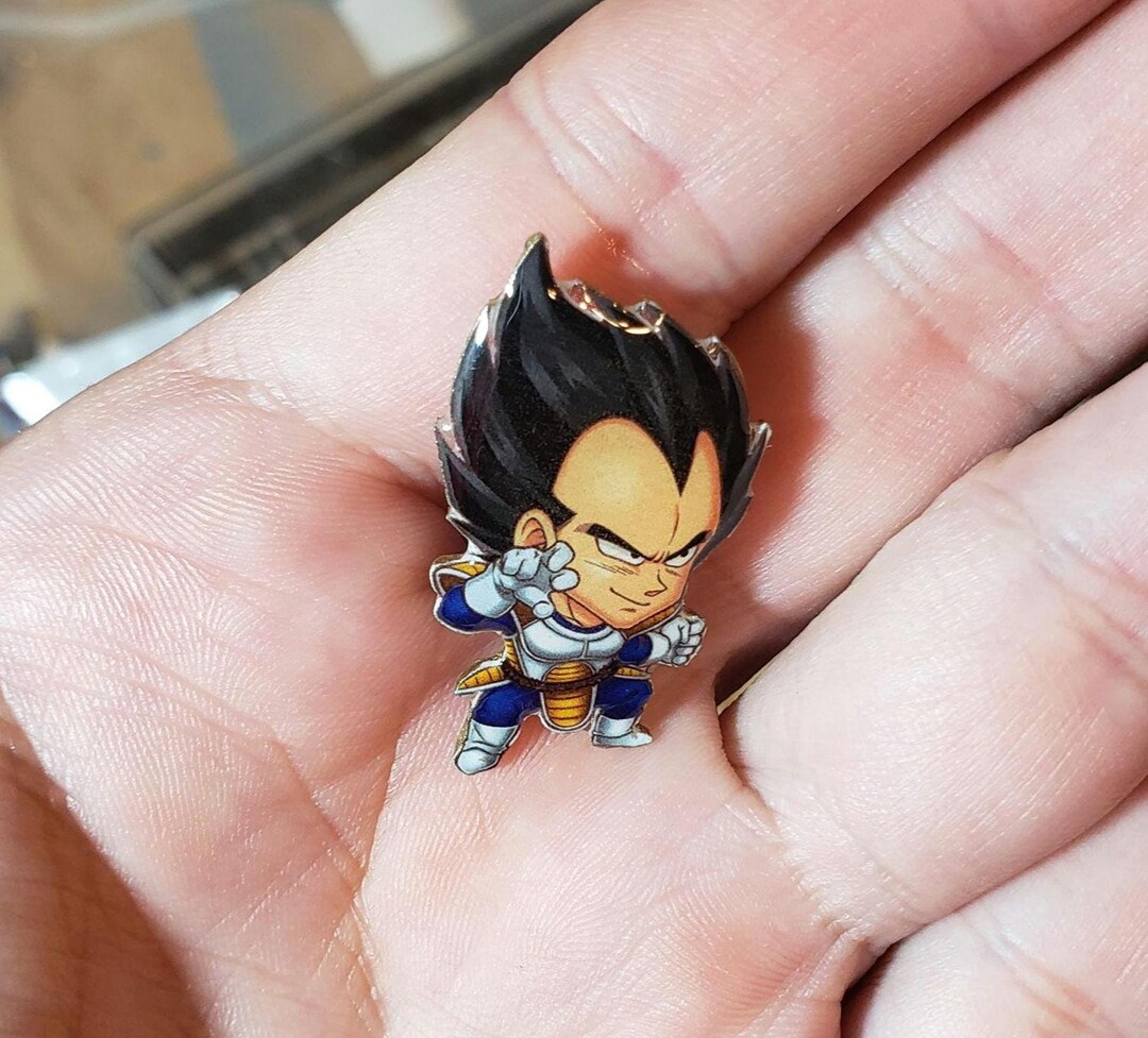 Dragon Ball Z Vegeta Pin - Collectible Anime Accessory for Hats, Bags ...