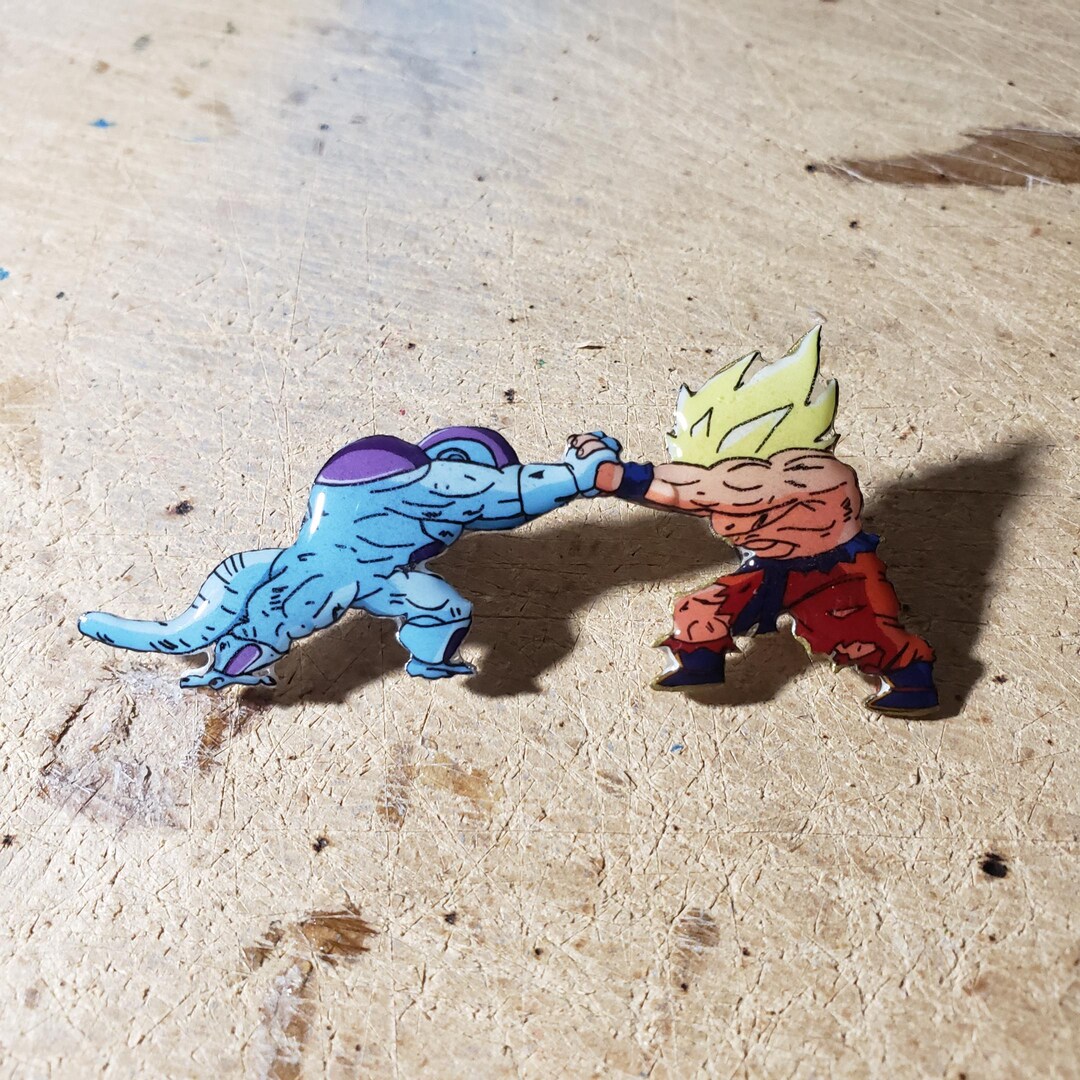 Dragon Ball Z, Goku Vs Frieza, Collectible Pin for Hats and Accessories ...