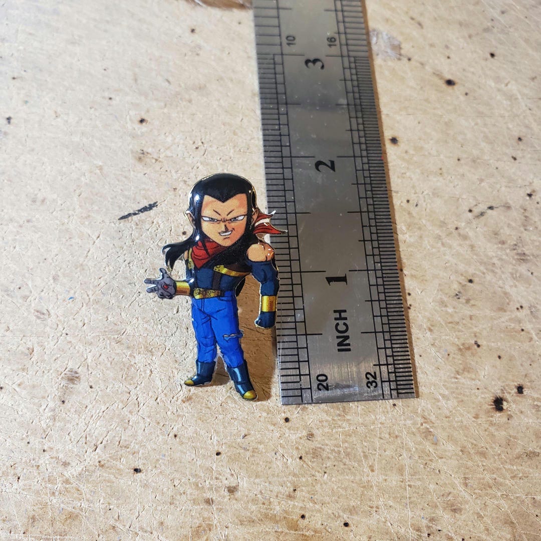 Dragon Ball Gt, Android Super 17 Pin - Etsy