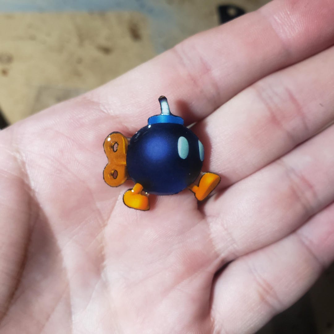 Mario Bros, Bob-omb, Pin - Etsy
