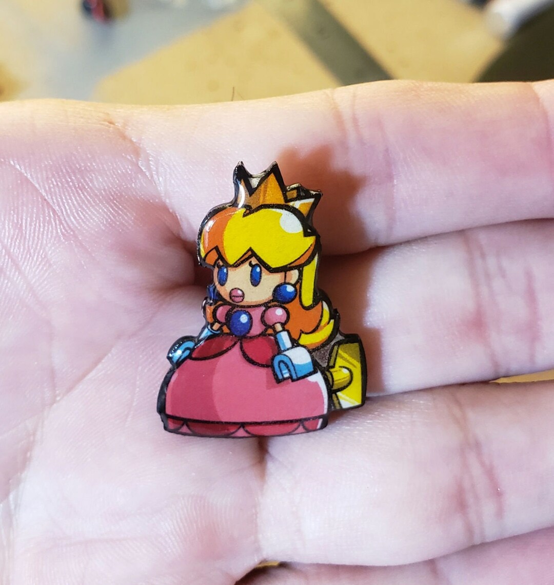 Super Mario Bros, Nintendo, Princess Peach Pin, Lightweight Accessory ...